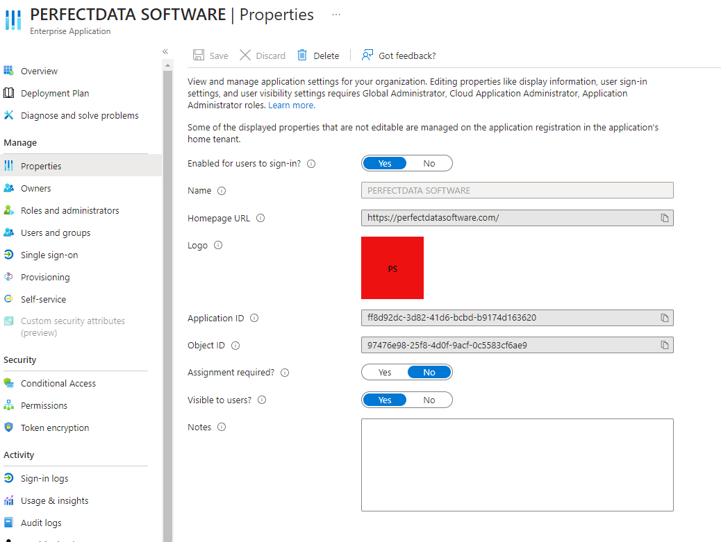 Malicious Azure Application Perfectdata Software And Microsoft 365