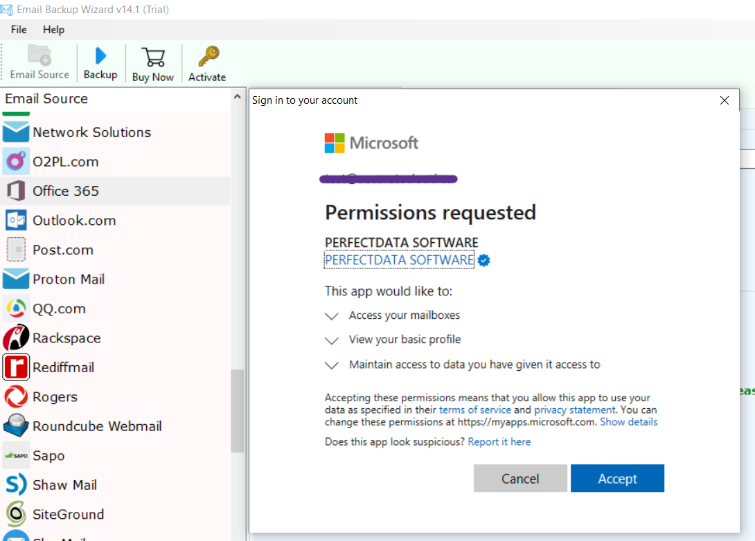 Malicious Azure Application PERFECTDATA SOFTWARE and Microsoft 365 ...